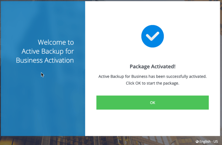 Synology’s Active Backup for Business – No Blinky Blinky